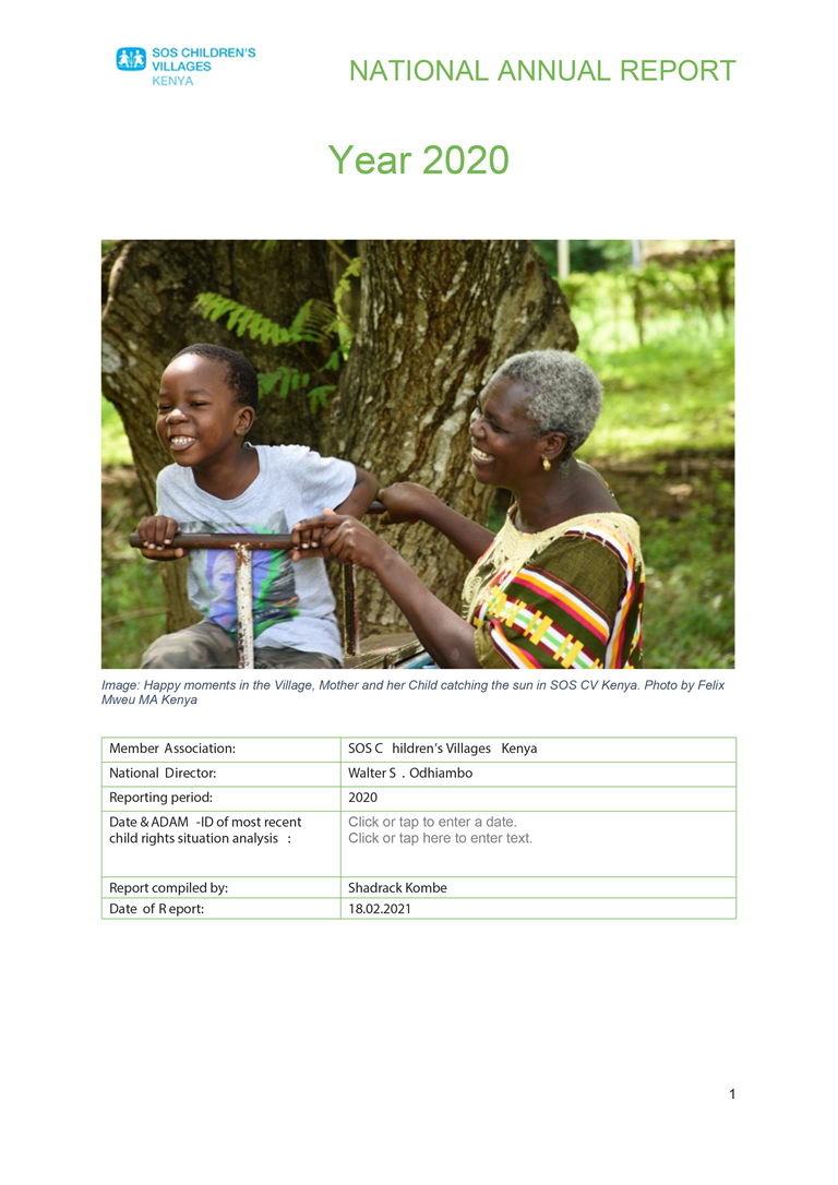 Annual Reports - SOS Children's Villages